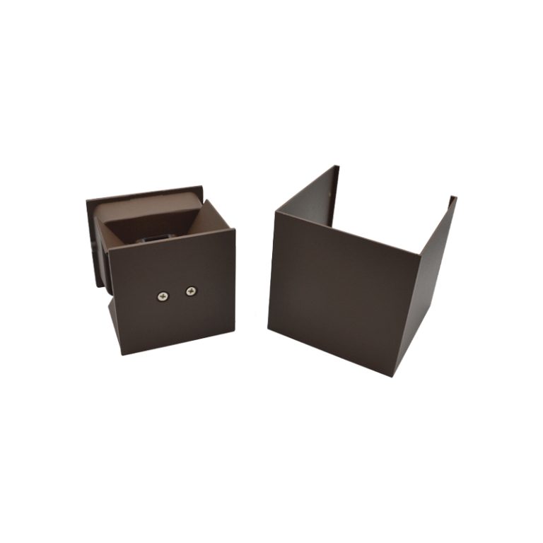 Applique LED da parete Qube 12W CCT IP65 - Bianco, nero, grigio, corten