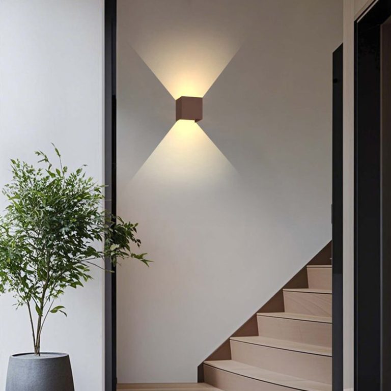 Applique LED da parete Qube 12W CCT IP65 - Bianco, nero, grigio, corten