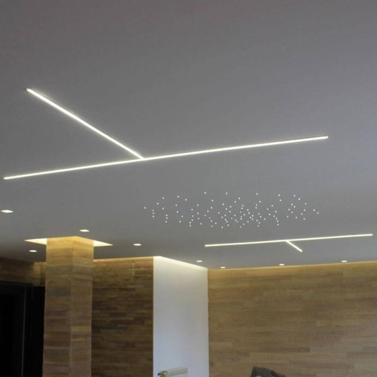 Profilo alluminio Bianco Incasso 1mt o 2mt strip led per cartongesso ...
